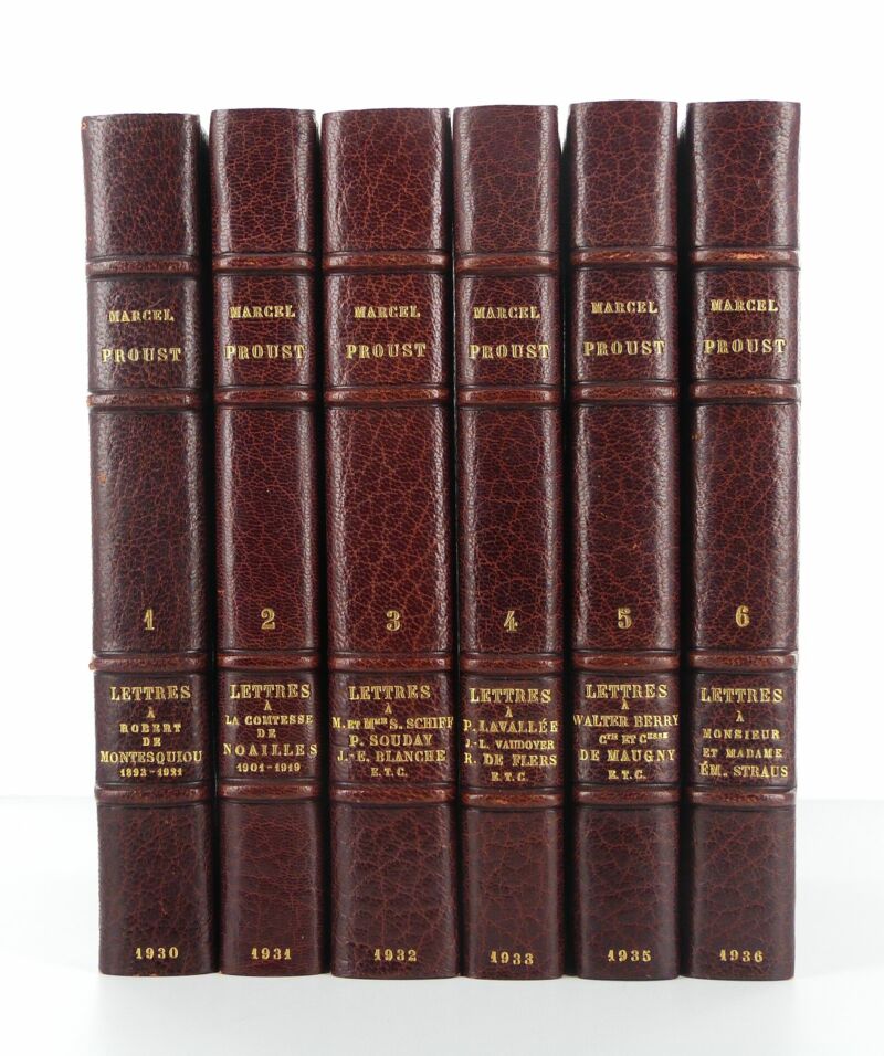 Correspondance Générale de Marcel Proust publiée par Robert Proust et Paul Brach., édition ...