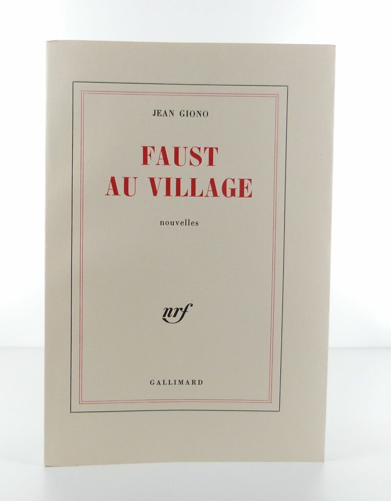 Faust au village, édition originale | Jean Giono - Librairie KOEGUI