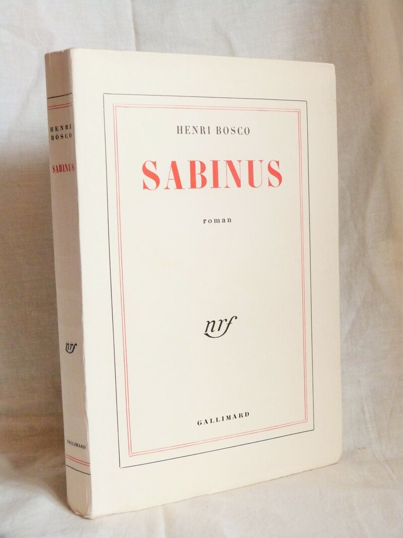 Sabinus, édition originale | Henri Bosco - Librairie KOEGUI