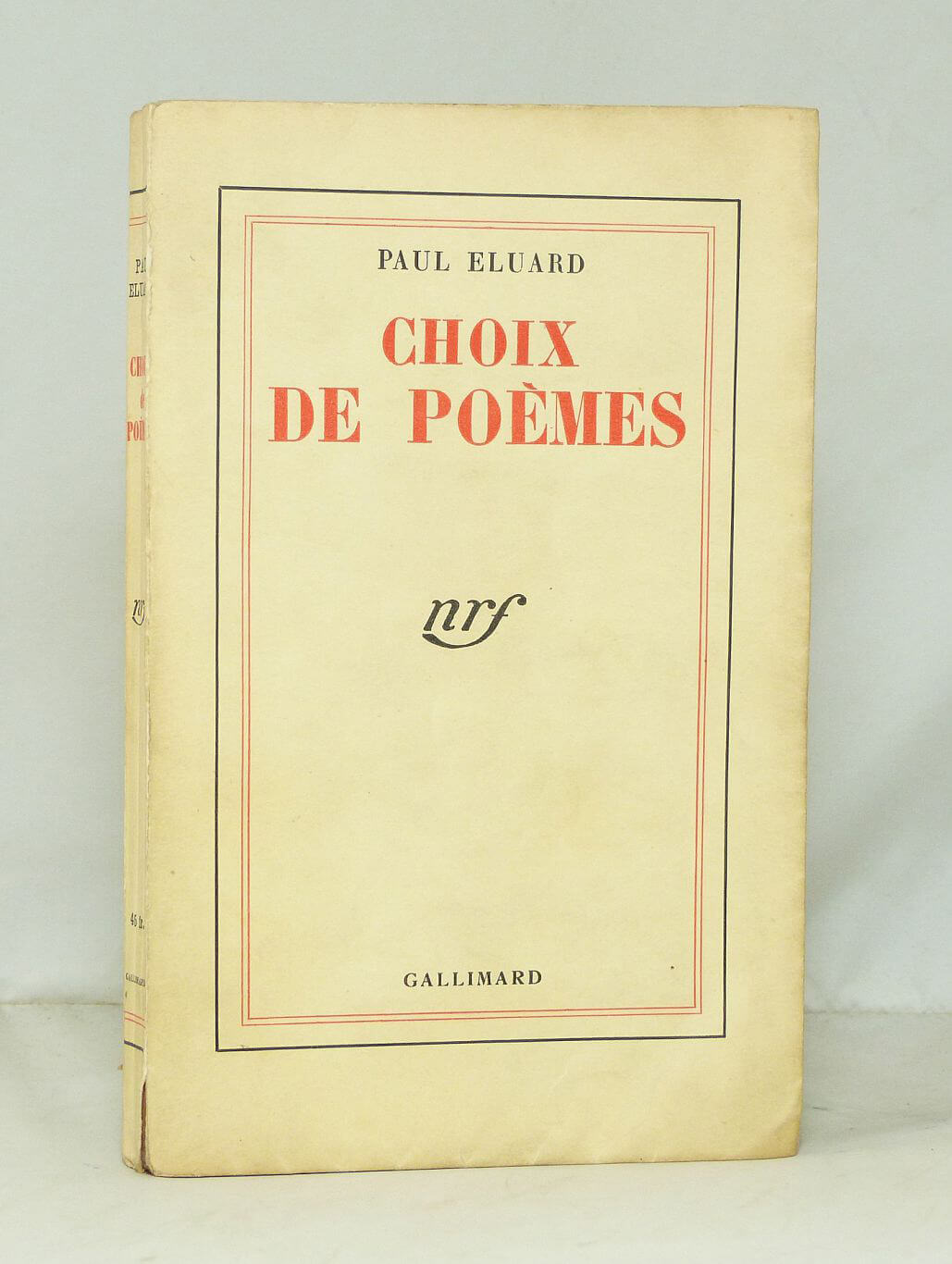 Choix de poèmes | Paul Eluard - Librairie KOEGUI