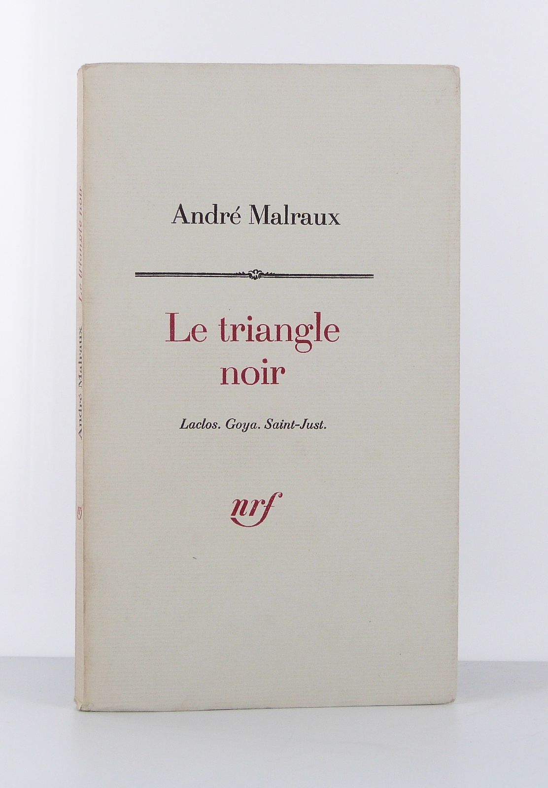 Le Triangle noir., édition originale | André Malraux - Librairie KOEGUI